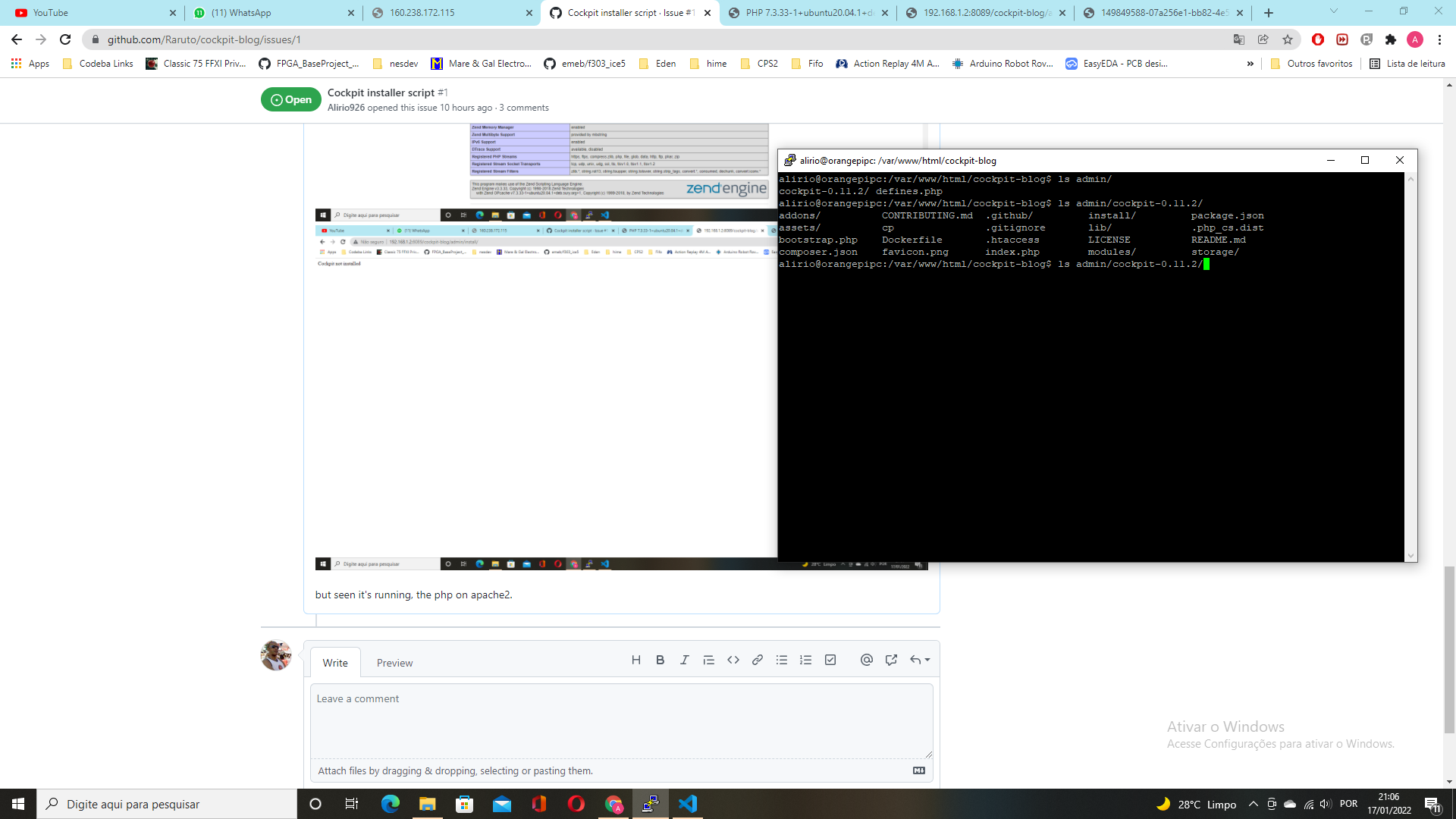 Cockpit installer script · Issue #1 · Raruto/cockpit-blog · GitHub