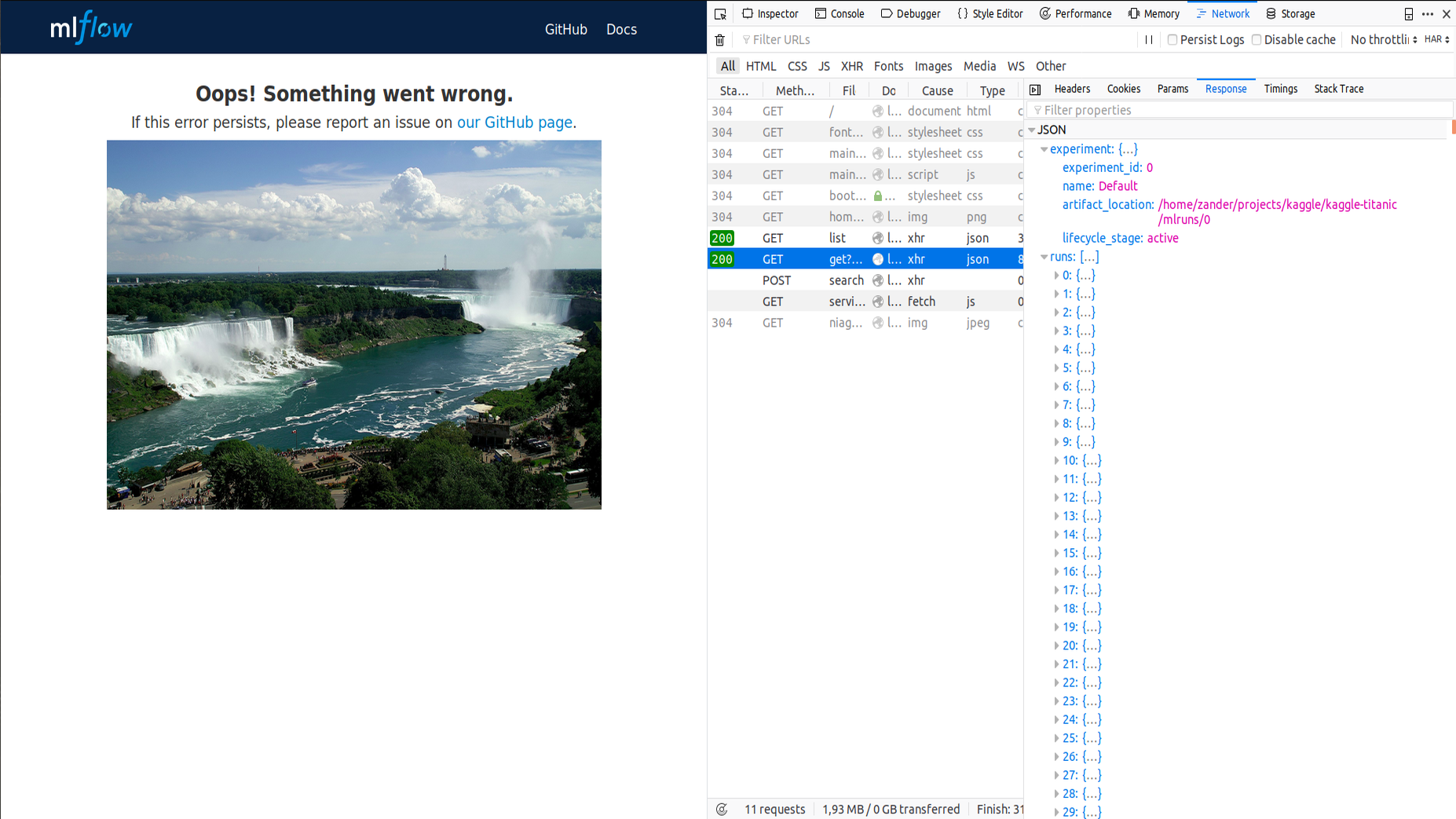 Tracking Ui Breaks When There Are Too Many Runs For A Single Experiment · Issue 627 · Mlflow