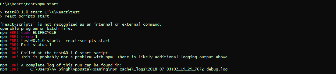 Not run after run this command npm install --save react-bootstrap ...
