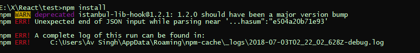 Not run after run this command npm install --save react-bootstrap ...