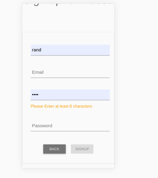 improve sign up page in short screen size · Issue #726 · scorelab/Bassa · GitHub