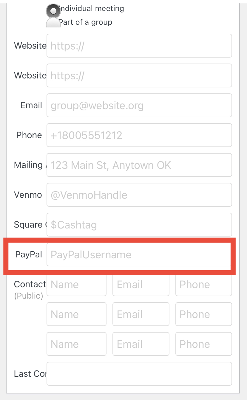 PayPal username not working · Issue #309 · code4recovery/12-step-meeting-list · GitHub