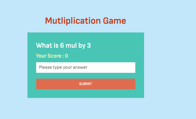 GitHub - parvathyvd/react-multilplication-game: react multiplication game for kids ...