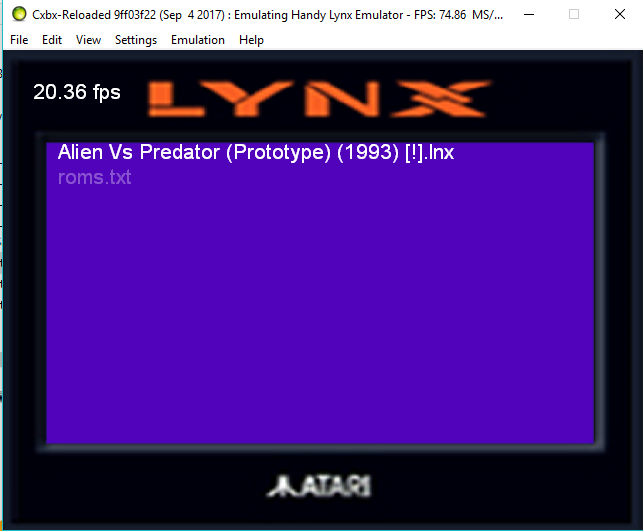 Handy Lynx Emulator [Handyx] [Homebrew] · Issue #327 · Cxbx-Reloaded ...