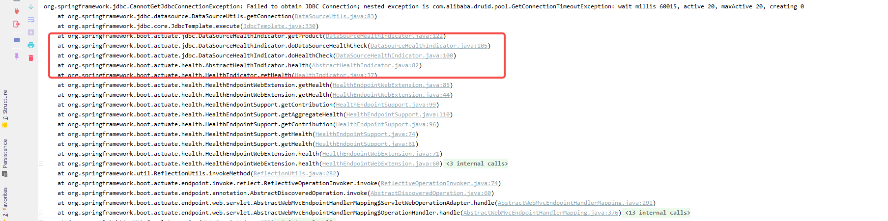Database connection pool leak (alibaba.druid.pool ) · Issue #1888 ...