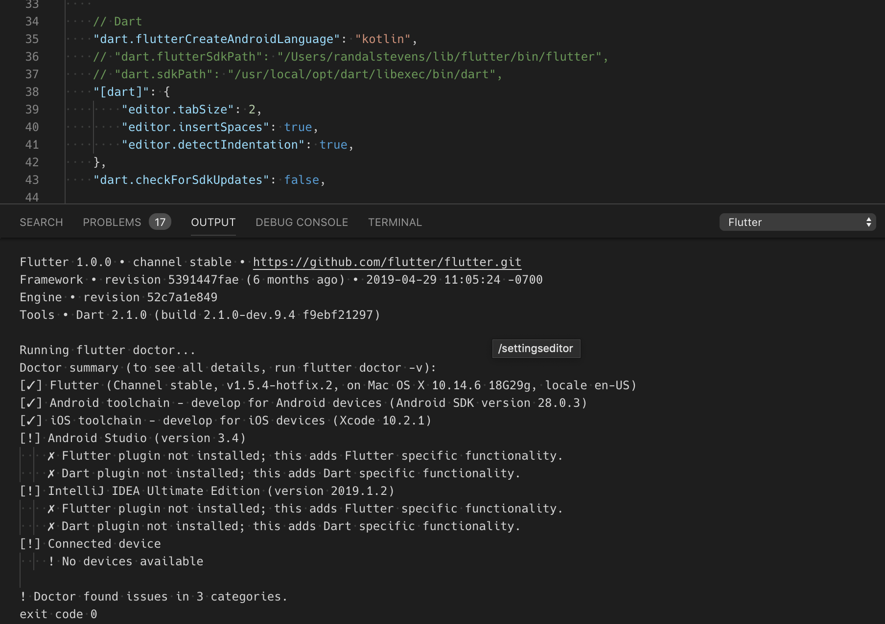 Flutter Plugin not detecting Android Studio · Issue #134 · VSCodium ...