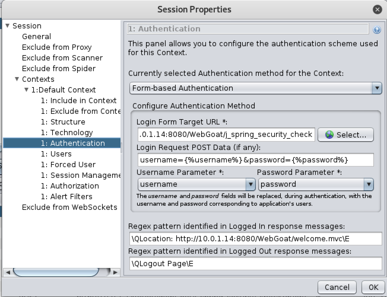 ZAP Spider with Context · Issue #2079 · zaproxy/zaproxy · GitHub