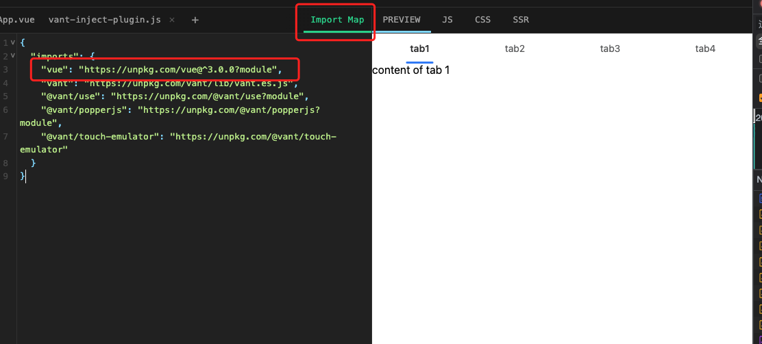[Bug]: can't use tabs component in playground · Issue #61 · zhixiaoqiang/sfc-playground-vant ...