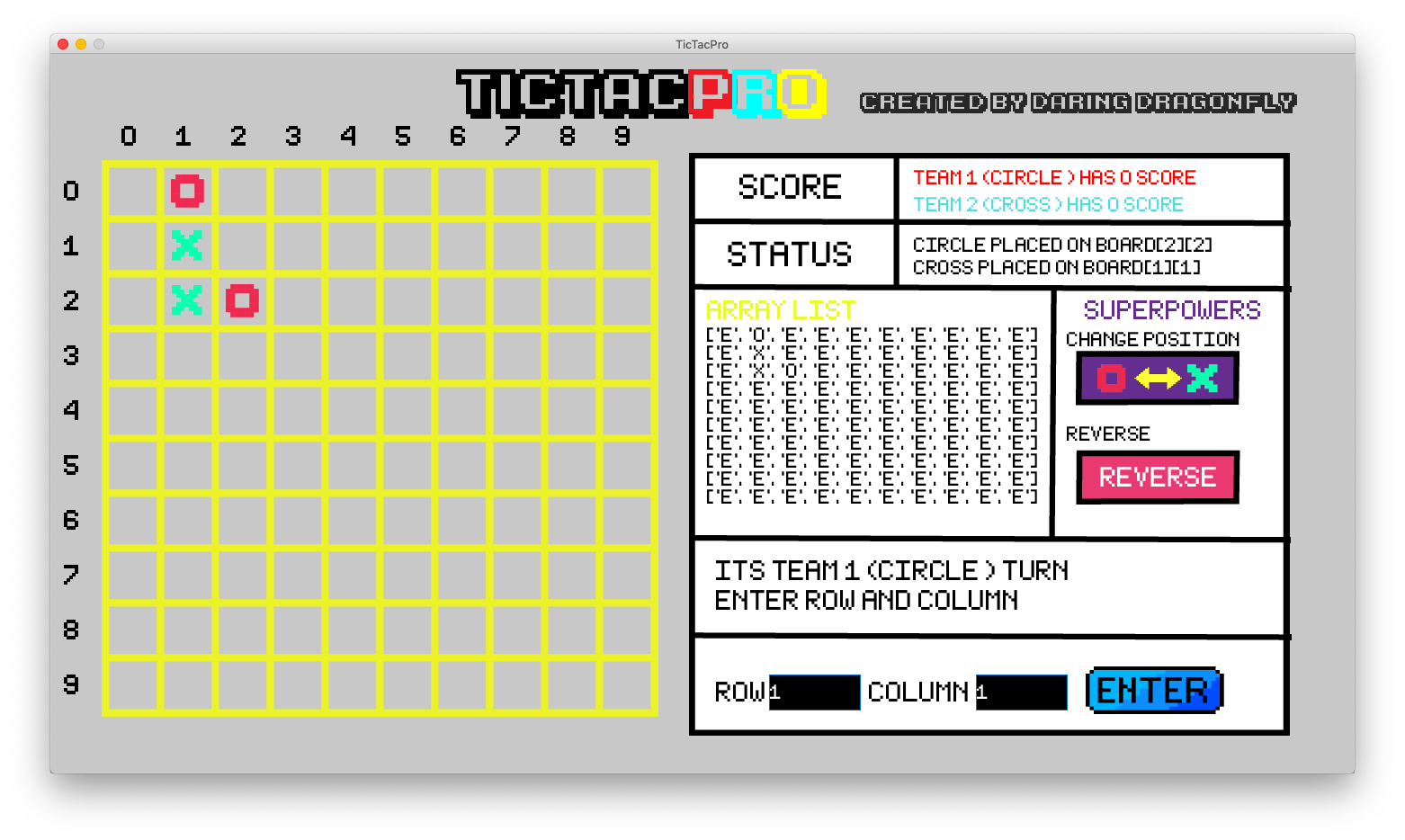 GitHub - idea456/TicTacPro: Created by our team Daring Dragonfly during our FIT1045 group ...