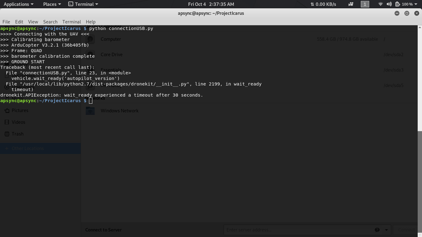 Timeout on · Issue #124 · dronekit/dronekit-sitl · GitHub