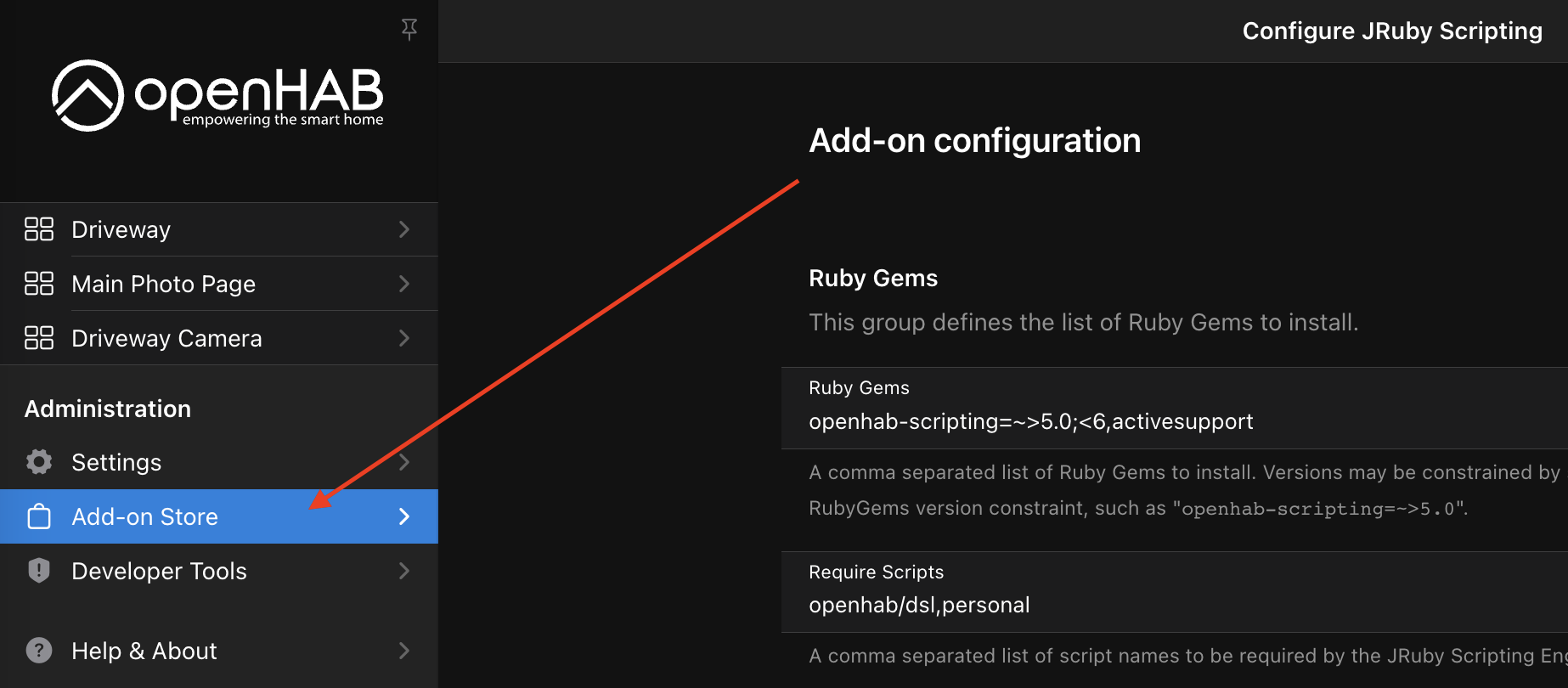 Add-on Settings highlighted left menu instead of Settings · Issue #2049 · openhab/openhab-webui ...