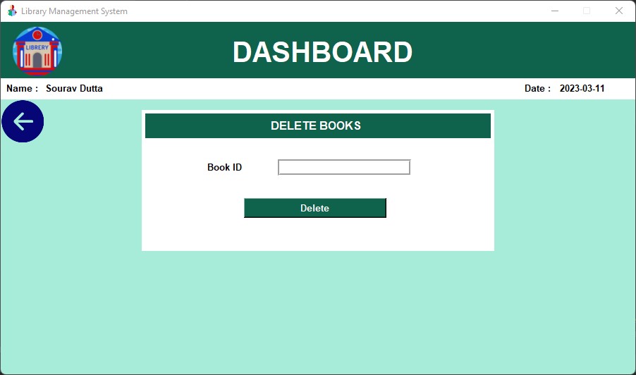 GitHub - CosmicSourav/Library-Management-System-GUI: The application ...