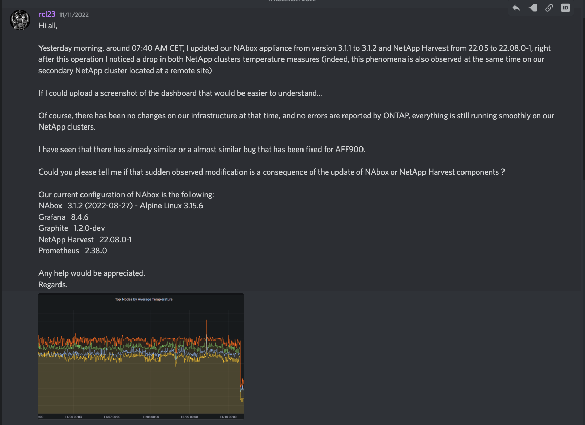 average_temperature metric should only exclude cold sensors · Issue #1467 · NetApp/harvest · GitHub