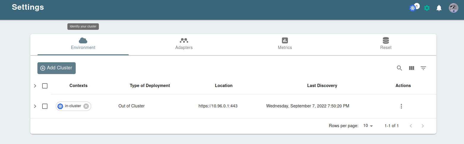 Ui Cluster Settings Interface Add Onclick Row Expansion Modify Cursor On Hover · Issue