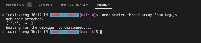 【bug】arrayfrom Method Cannot Correctly Handle Surrogate Pair Under Debugger Mode Of Worker 9932