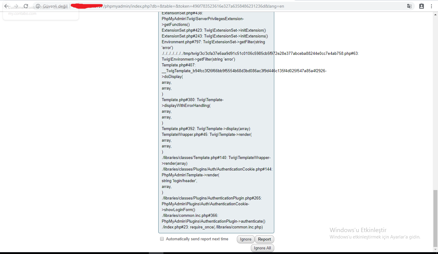 "Deprecation Notice" message on login page of phpMyAdmin on · Issue #1954 · outroll/vesta · GitHub
