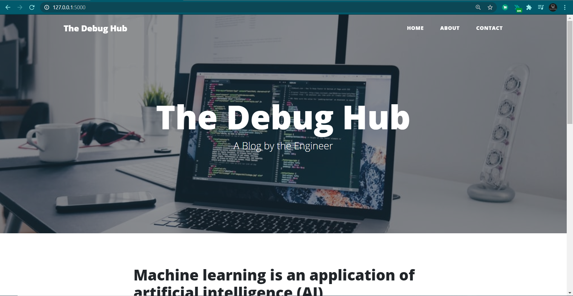 GitHub - pranshu7800/Blog-using-flask: This is a Blog website, created ...