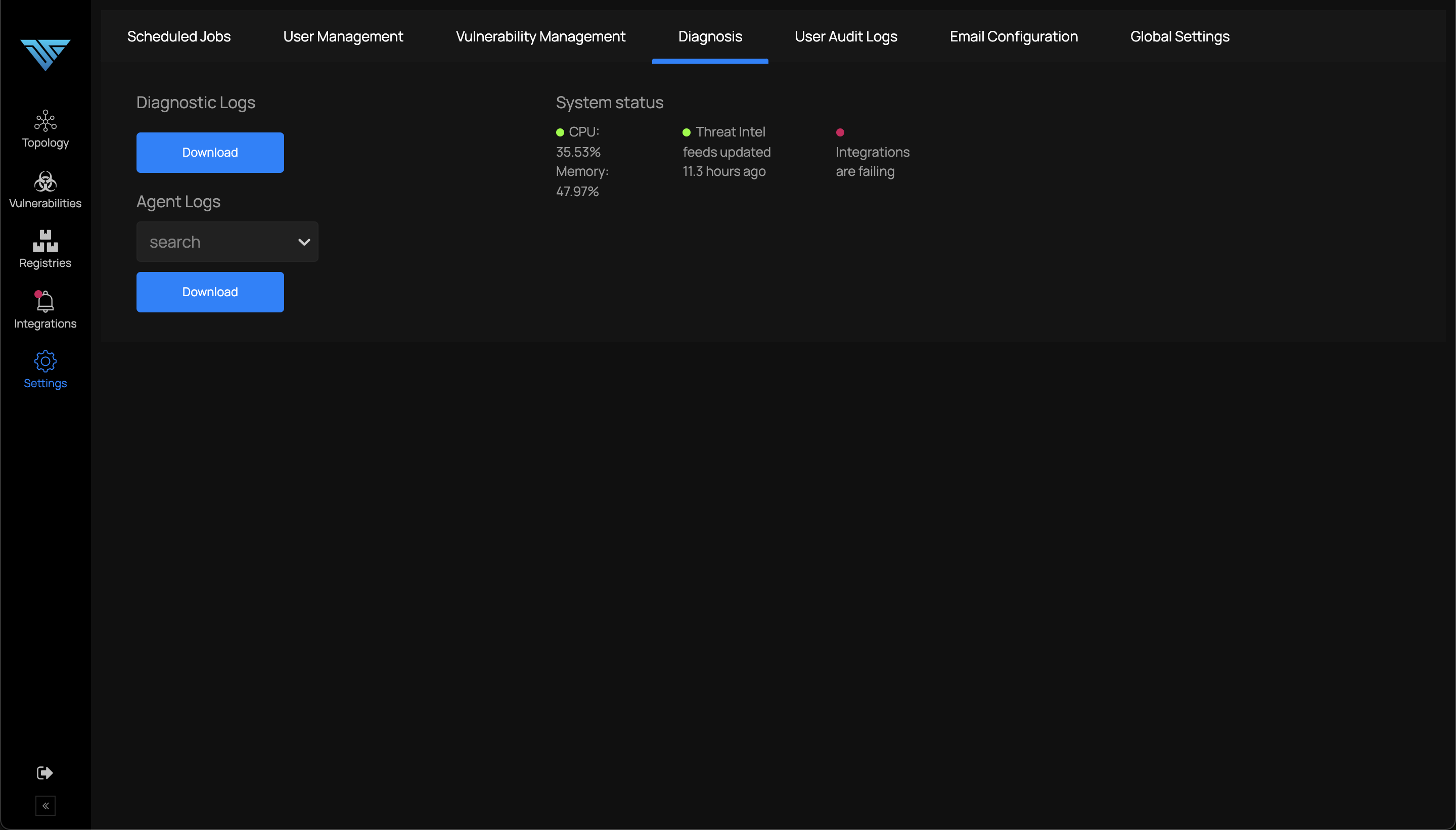 System stats needs to be aligned properly · Issue #70 · deepfence/ThreatMapper · GitHub