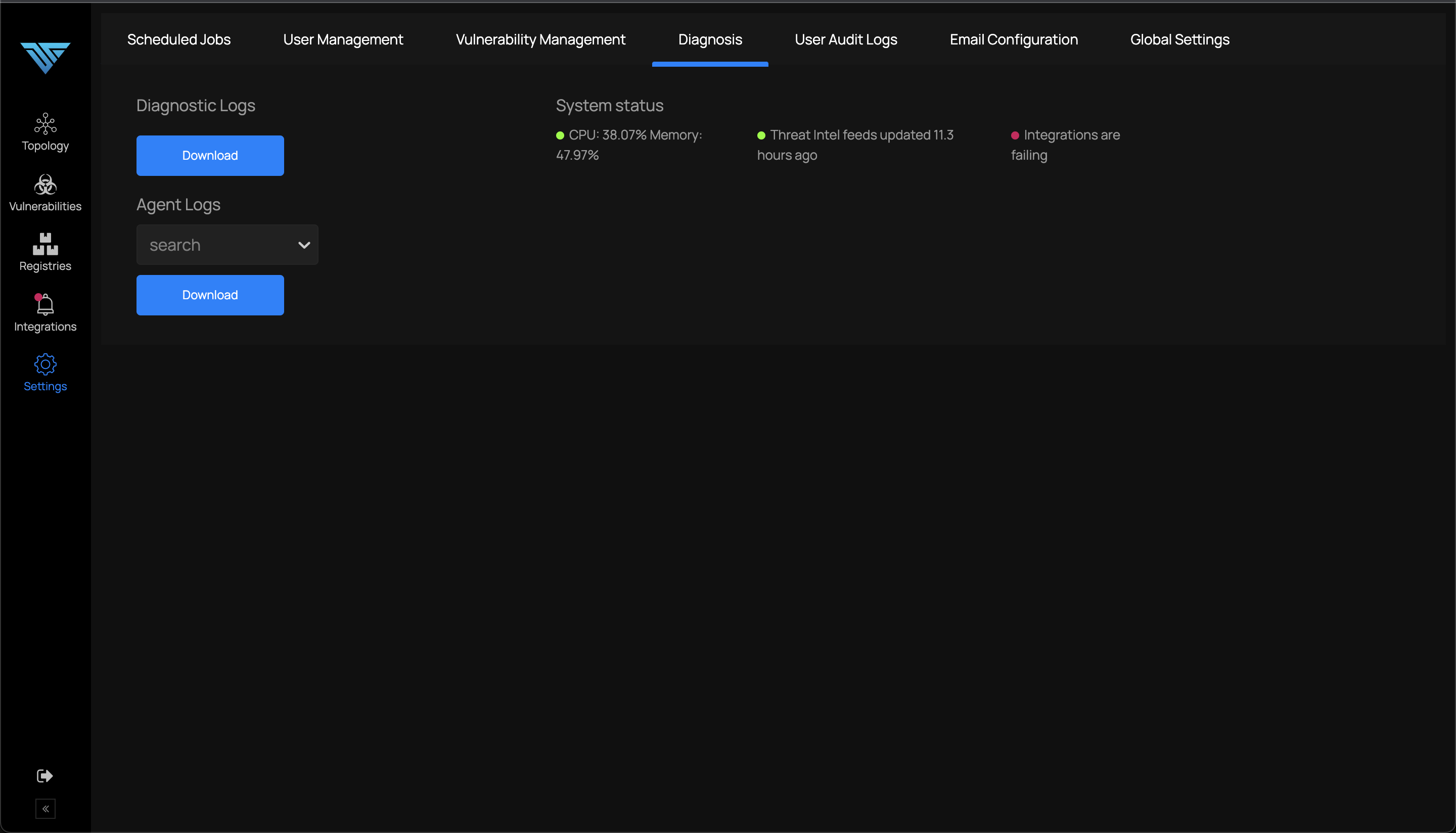 System stats needs to be aligned properly · Issue #70 · deepfence/ThreatMapper · GitHub