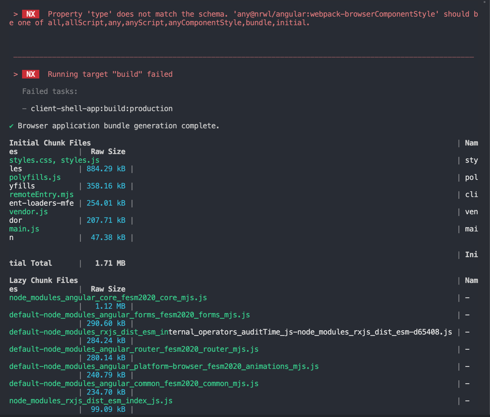 Errors When Try To Serve Angular Mfe Apps · Issue 11414 · Nrwlnx · Github