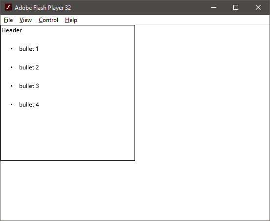 Text Bullets Should Not Appear On Blank Lines · Issue 6072 · Ruffle Rsruffle · Github