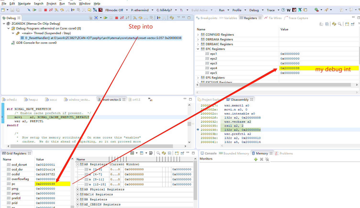 Xtensa debug bug · Issue #40942 · zephyrproject-rtos/zephyr · GitHub