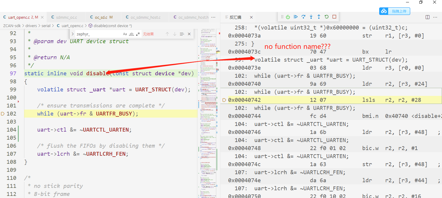 Assembly does not show function names · Issue #568 · Marus/cortex-debug · GitHub