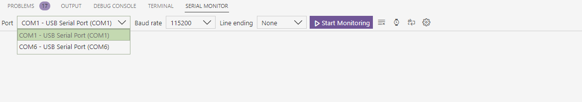 The usb serial port cannot be automatically refreshed after plugging ...