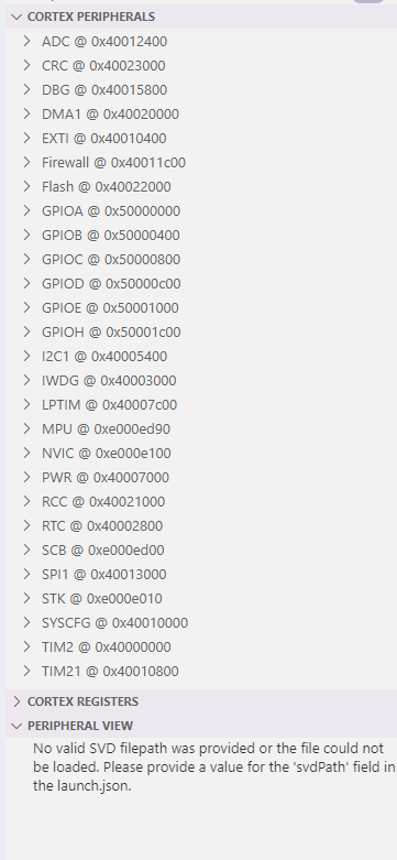 No valid SVD filepath · Issue #713 · Marus/cortex-debug · GitHub