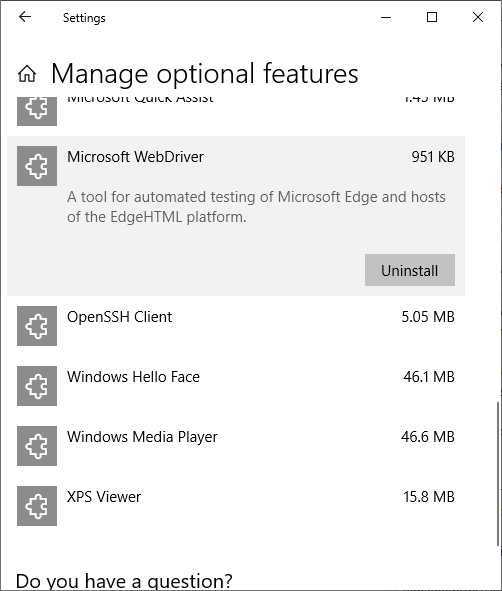 Microsoft Edge is now a FoD aka Feature on Demand · Issue #419 · webdriverio/selenium-standalone ...