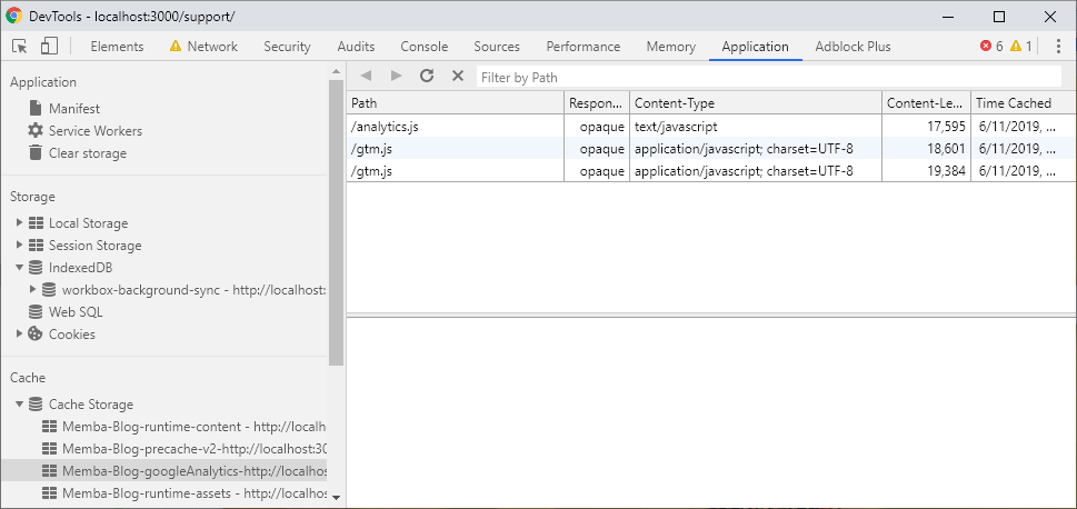 Multiple errors in console when setting offlineGoogleAnalytics in webpack-workbox-plugin ...