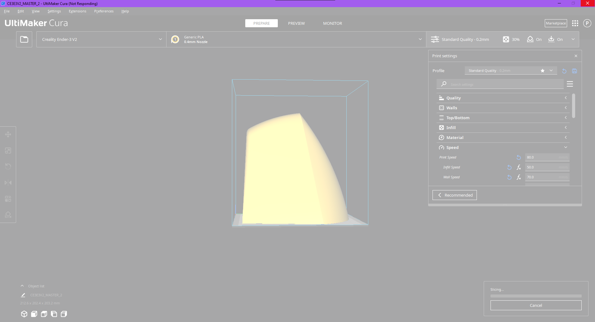 Cura Slicing Keeps Failing · Issue 15498 · Ultimakercura · Github 