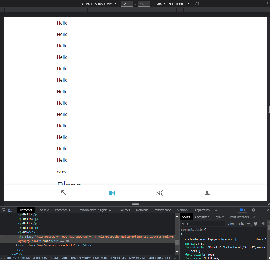 Remix visual bug when using Bottom Navigation Bar, Outlet, and scrolling · Issue #33104 · mui ...