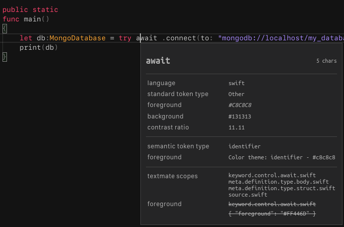 semantic highlighter labels `await` as an identifier · Issue #591 · swiftlang/sourcekit-lsp · GitHub