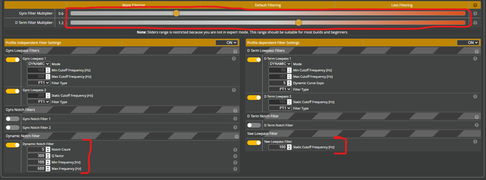 description description information description description base tune for a 6 7in quad with