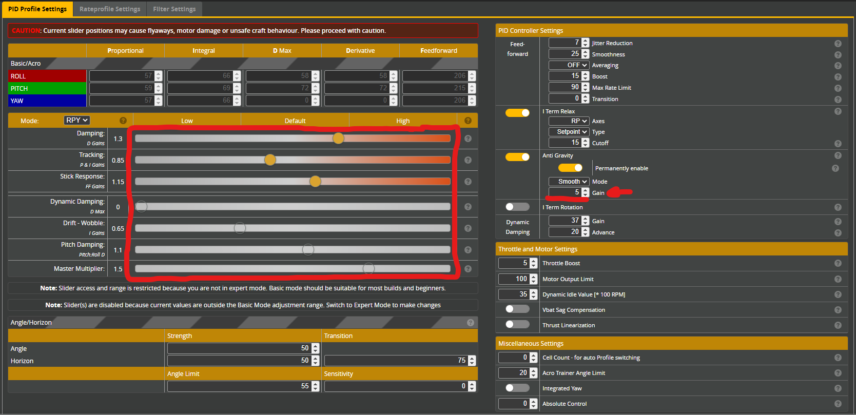 description description filters tab changes description description