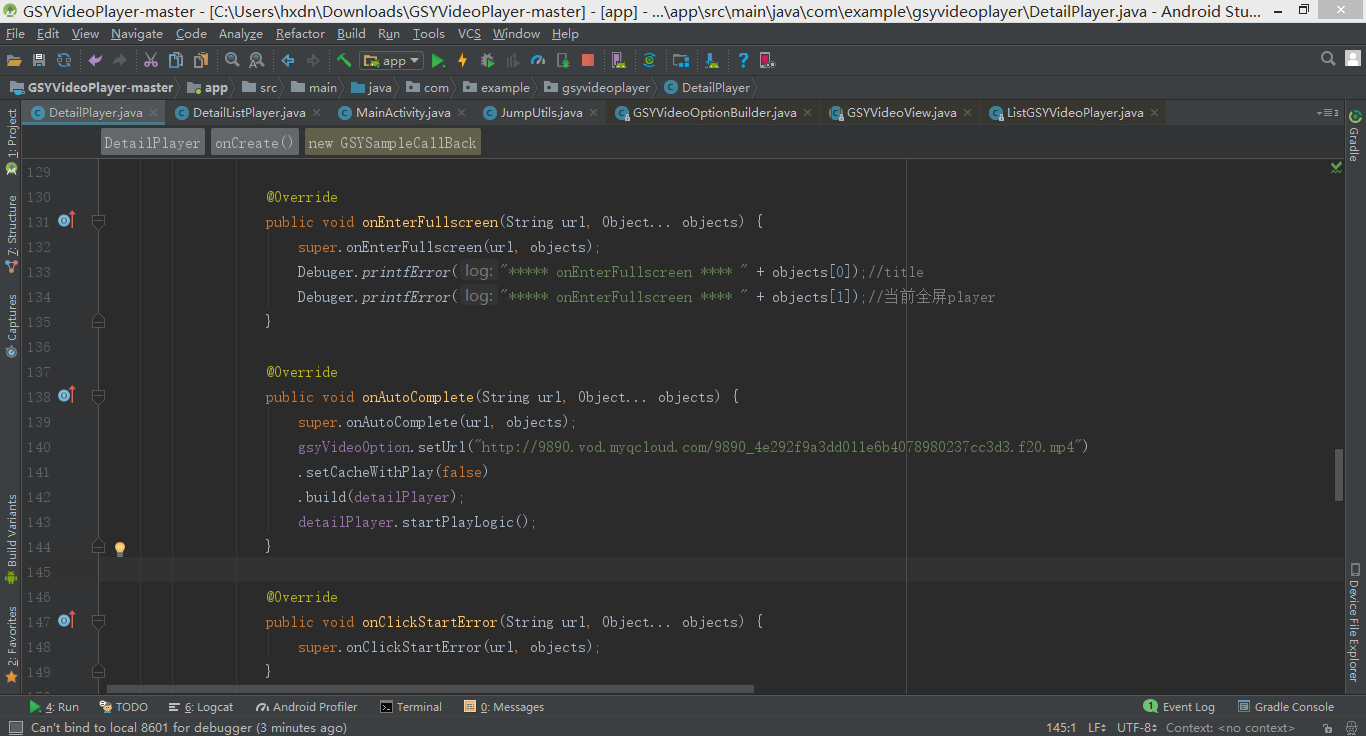 Demo横竖屏切换区别！ · Issue #1015 · CarGuo/GSYVideoPlayer · GitHub