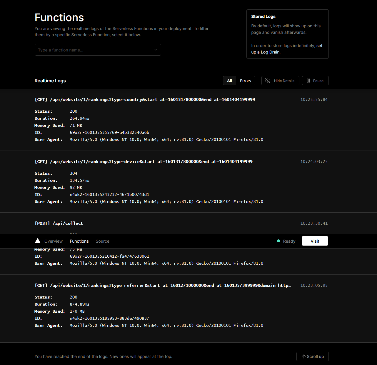 502 Error at /api/collect · Issue #229 · umami-software/umami · GitHub