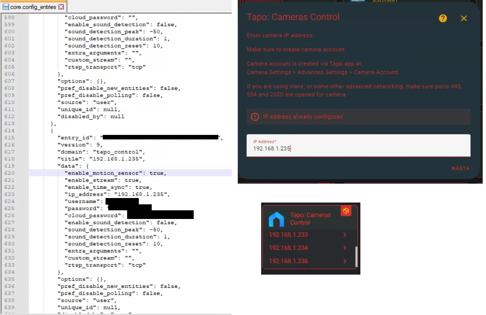 Camera removal fails, entity still exists in config\.storage · Issue #237 · JurajNyiri ...