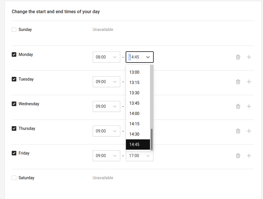 End Time Not 2400 For Other Tz Users After The End Time Check Fix In 1673 Issue · Issue 1718 4275
