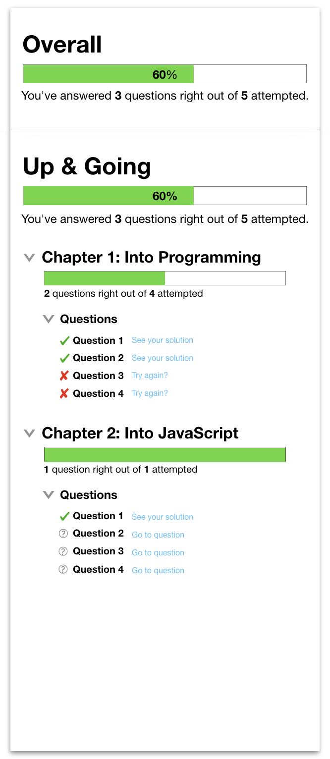 Sidebar should show correct answers / total answered questions · Issue #85 · austintackaberry ...