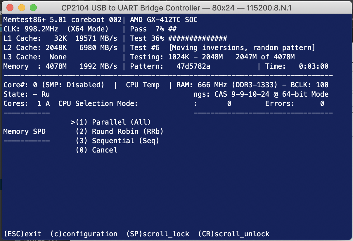 Memtest Can T Use Multiple Cores · Issue 239 · Pcengines Apu2 Documentation · Github