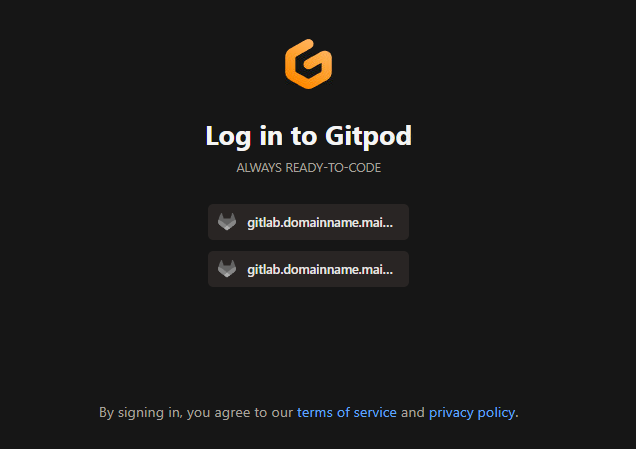 Git Provider Buttons On Login And New Project Are Truncated · Issue 9127 · Gitpod Iogitpod 6321