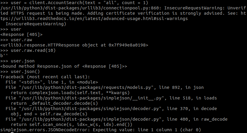 Empty API requests responses Curl / Python v3 · Issue #1000 · nuxsmin/sysPass · GitHub