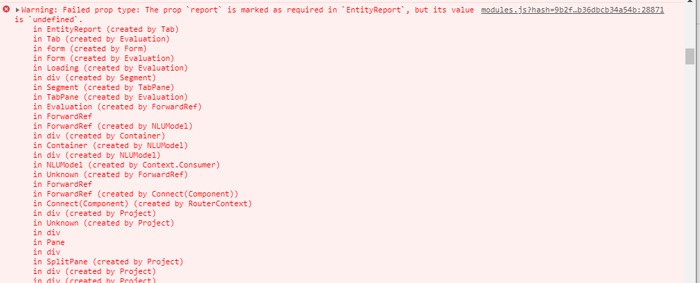 Entity Report Error When using CRFEntityExtractor · Issue #726 · botfront/botfront · GitHub