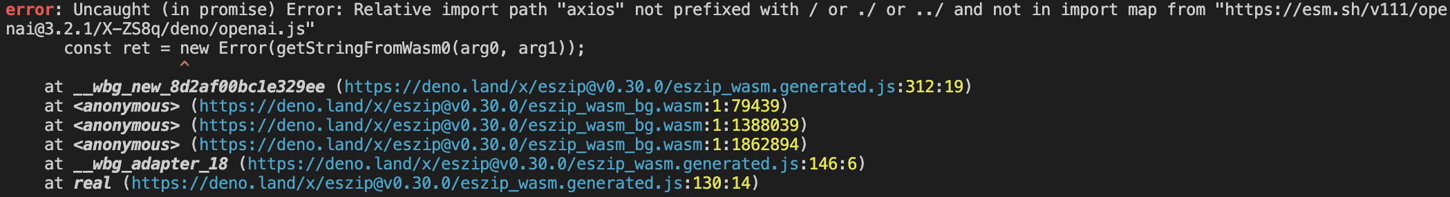 I Cant Import Openai Supabase Edge Functions · Supabase · Discussion 12978 · Github 