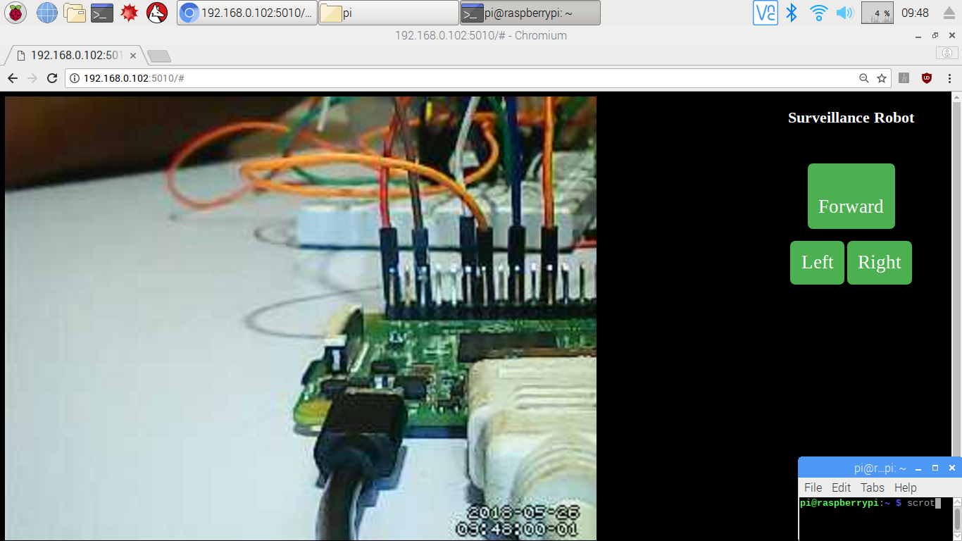 GitHub - akhilpatil7/Webbot: A simple Web controlled Surveillance Robot with Raspberry Pi