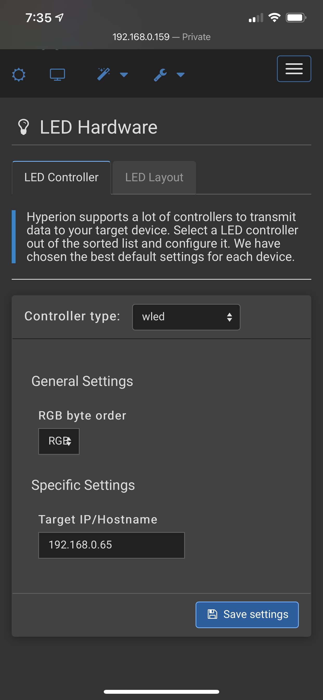 Hyperion and WLED - WLED not connecting back to Hyperion after TV ...