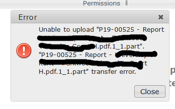 "Unable to upload......transfer error" · Issue #3068 · Studio-42/elFinder · GitHub
