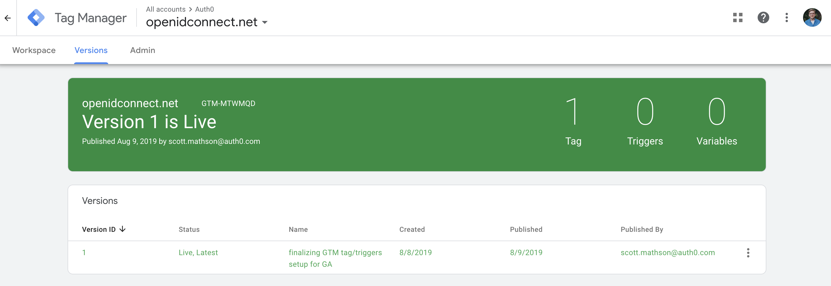 Google tag manager/analytics never initially setup · Issue #26 · auth0/openidconnect-playground ...